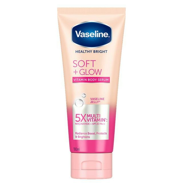 Vaseline Vitamin Body Serum Soft + Glow - Review Female Daily