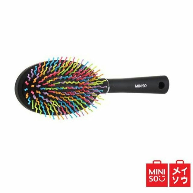 Miniso Rainbow Hair Brush - Beauty Review