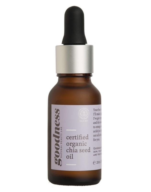 Goodness Goodness Certified Organic Chia Seed Oil 20 mL - Beauty Review