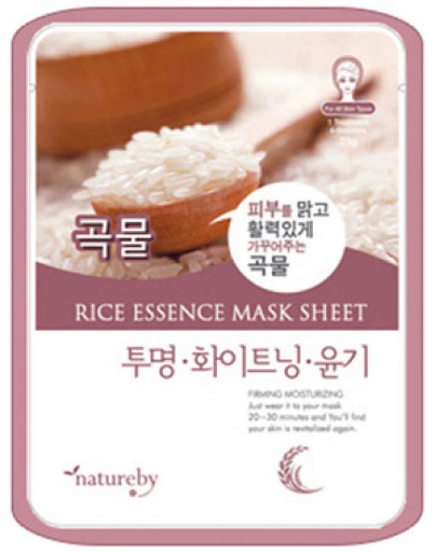 Natureby Rice Essence Mask Sheet - Beauty Review Natureby Rice Essence Mask Sheet - Beauty Review