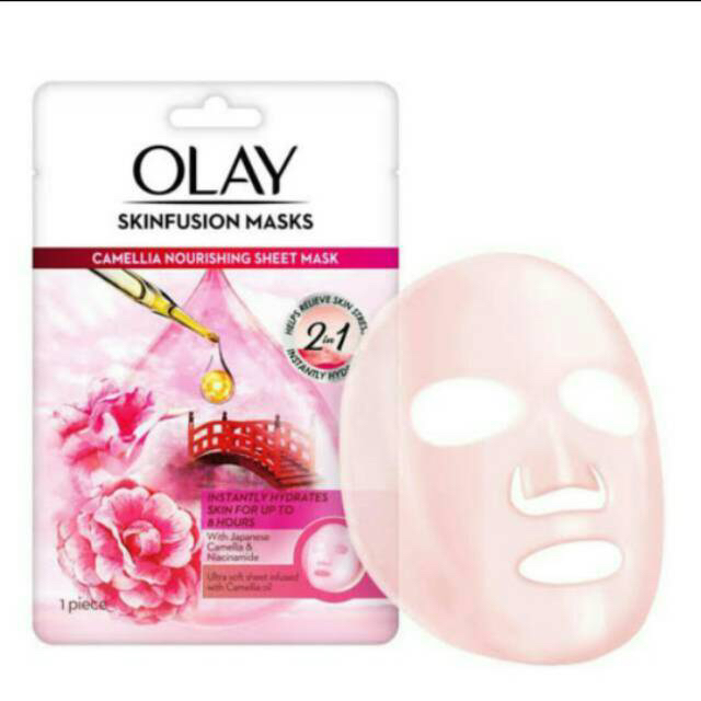 Olay Olay Skinfusion Japanese Camellia Nourishing Sheet Mask - Beauty ...