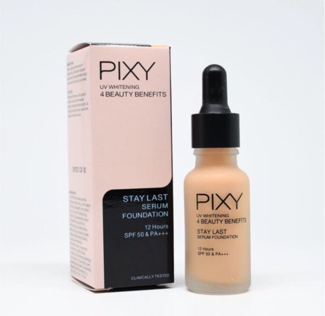 PIXY Stay Last Serum Foundation Golden Tan - Review Female Daily