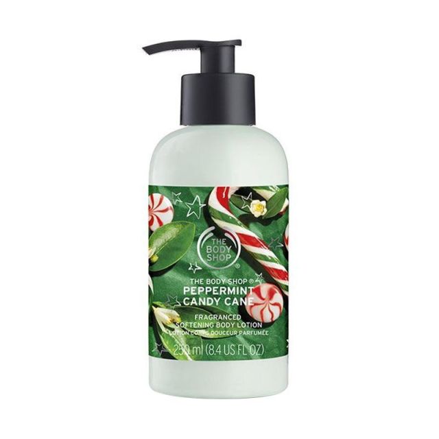 The Body Shop Peppermint Candy Cane Body Lotion - Review Female Daily