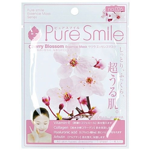Pure Smile Cherry Blossom Essence Mask - Beauty Review