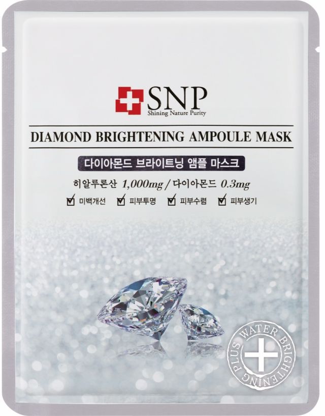 SNP Diamond Brightening Ampoule Mask - Beauty Review
