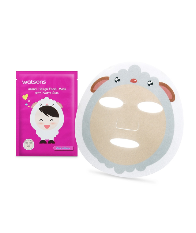 Watsons Animal Design Facial Mask Natto Gum - Review Female Daily
