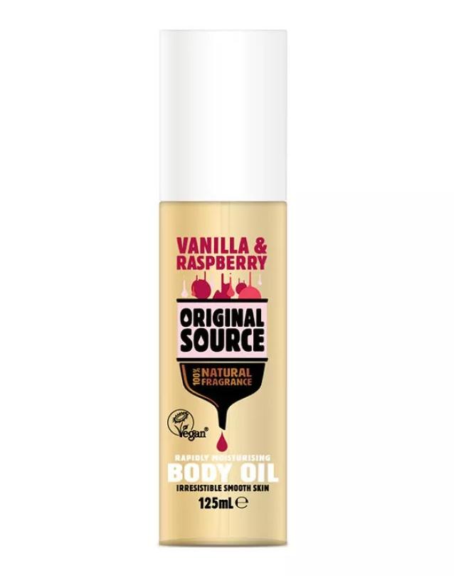 Original Source Vanilla & Raspberry Body Oil - Beauty Review