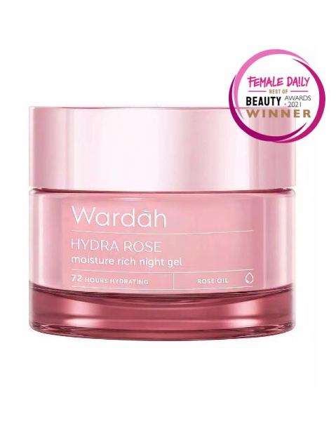 Wardah Hydra Rose Moisture Rich Night Gel - Beauty Review